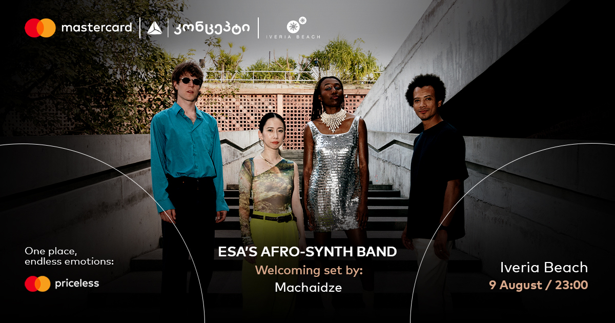 მუსიკალური საღამოები Iveria Beach-ზე: Mastercard წარმოგიდგენთ Esa’s Afro-Synth Band-ის და ...